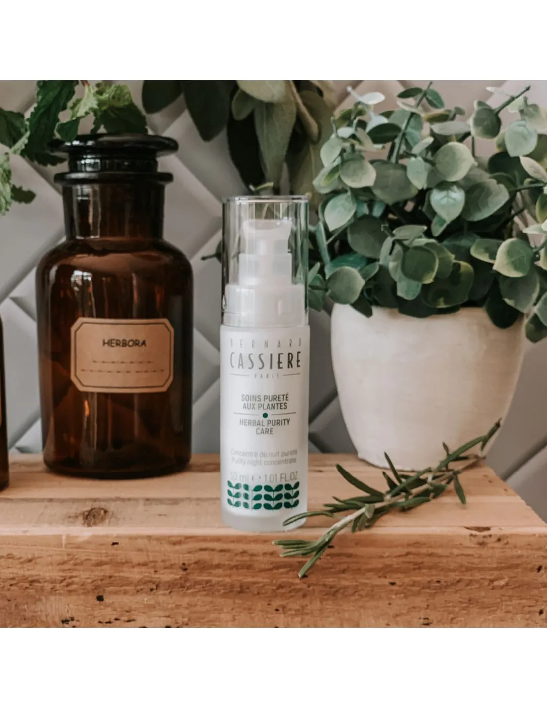 Bernard Cassiere Purity Herbal Valomasis naktinis koncentratas